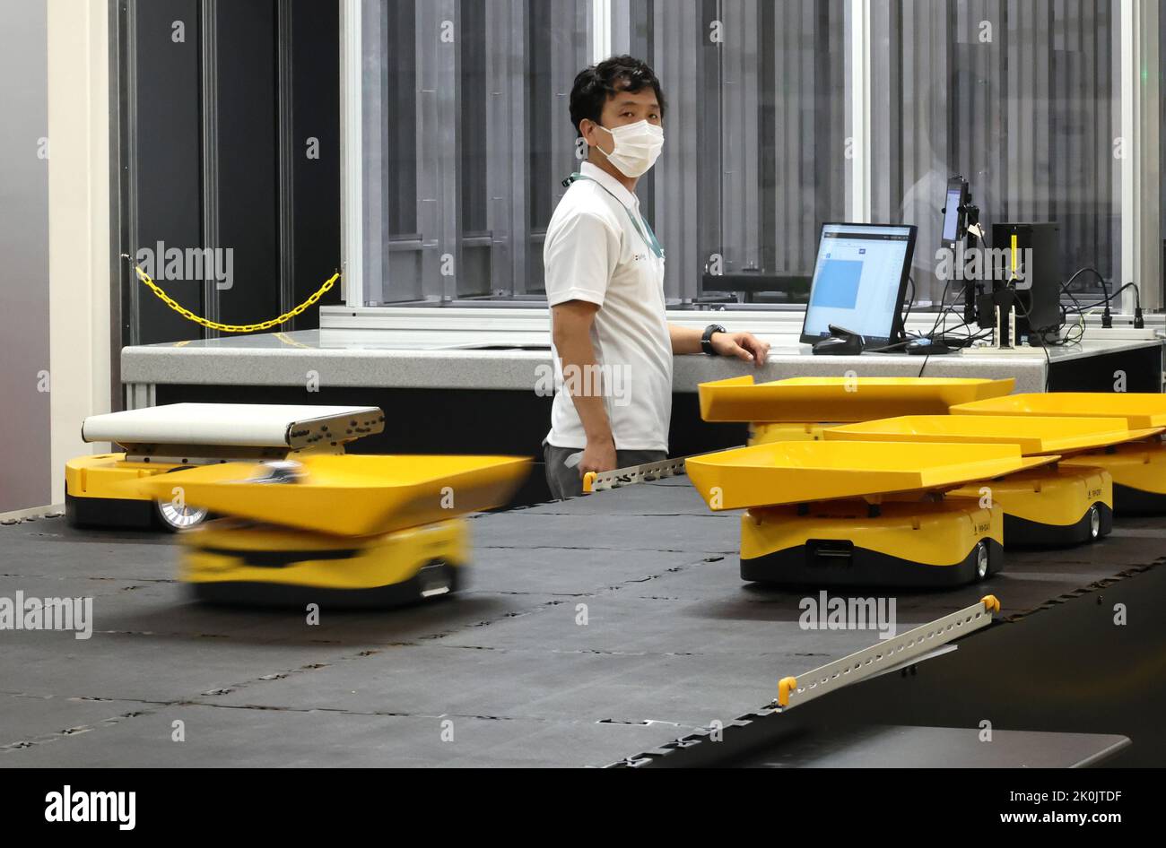 Ichikawa, Japan. 12th Sep, 2022. Japan's Softbank Robotics displays a ...