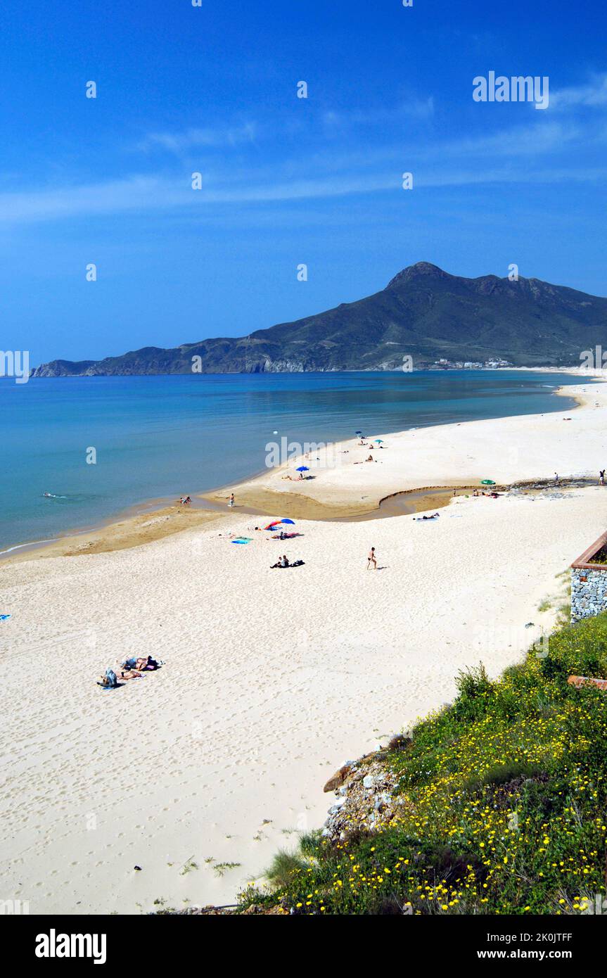 Beach, Buggerru, Sulcis, Iglesiente, Carbonia, Iglesias, Sardinia ...