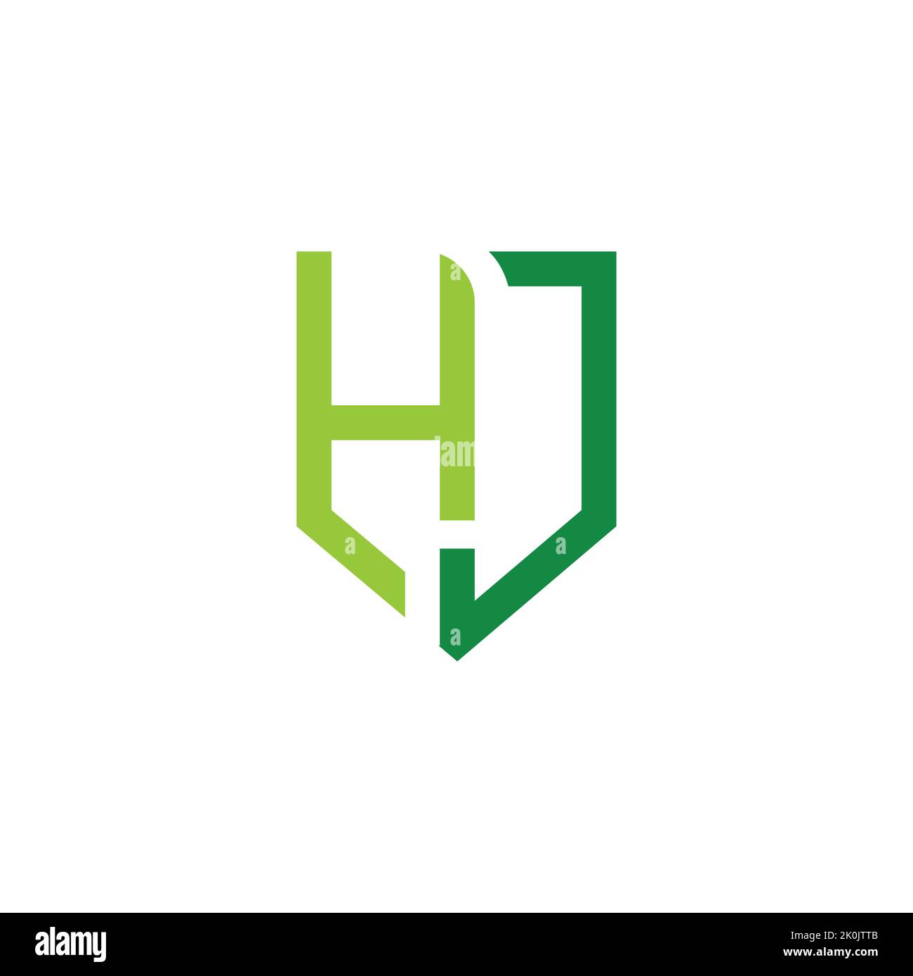 HJ, JH, H AND J Abstract initial monogram letter alphabet logo design ...
