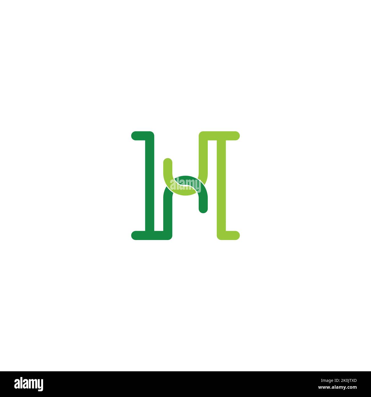 HJ, JH, H AND J Abstract initial monogram letter alphabet logo design ...