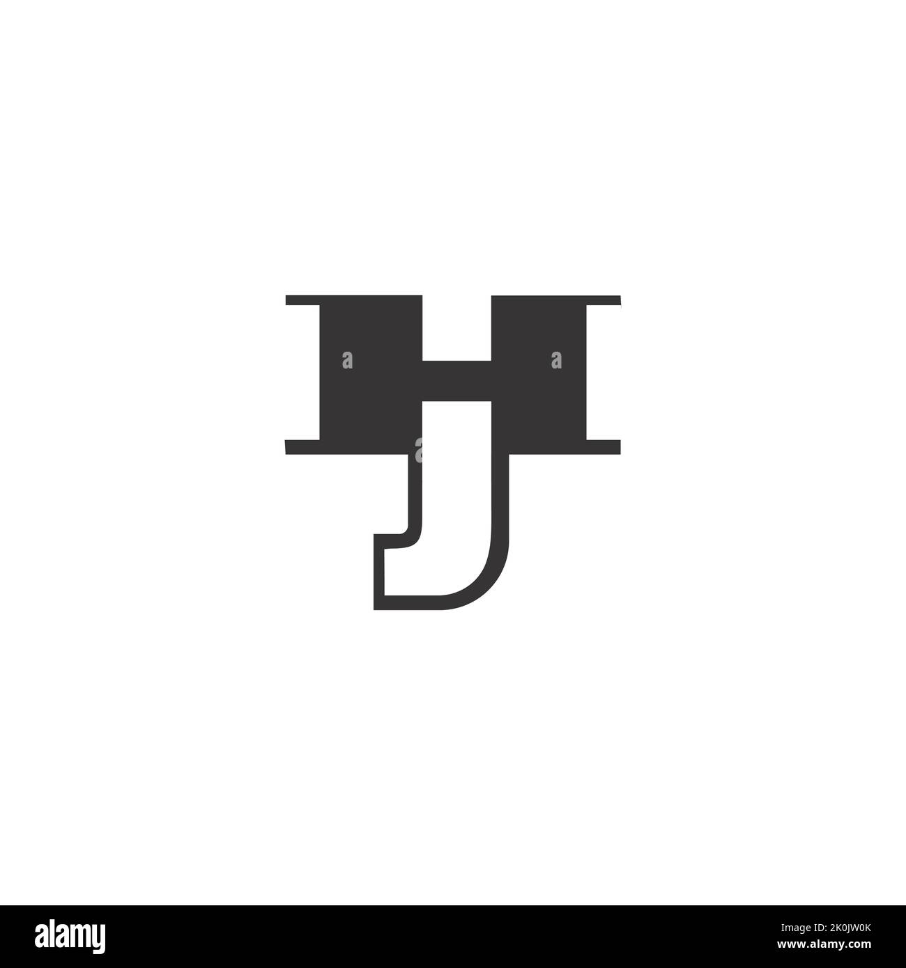 Hj Jh H And J Abstract Initial Monogram Letter Alphabet Logo Design Stock Vector Image And Art