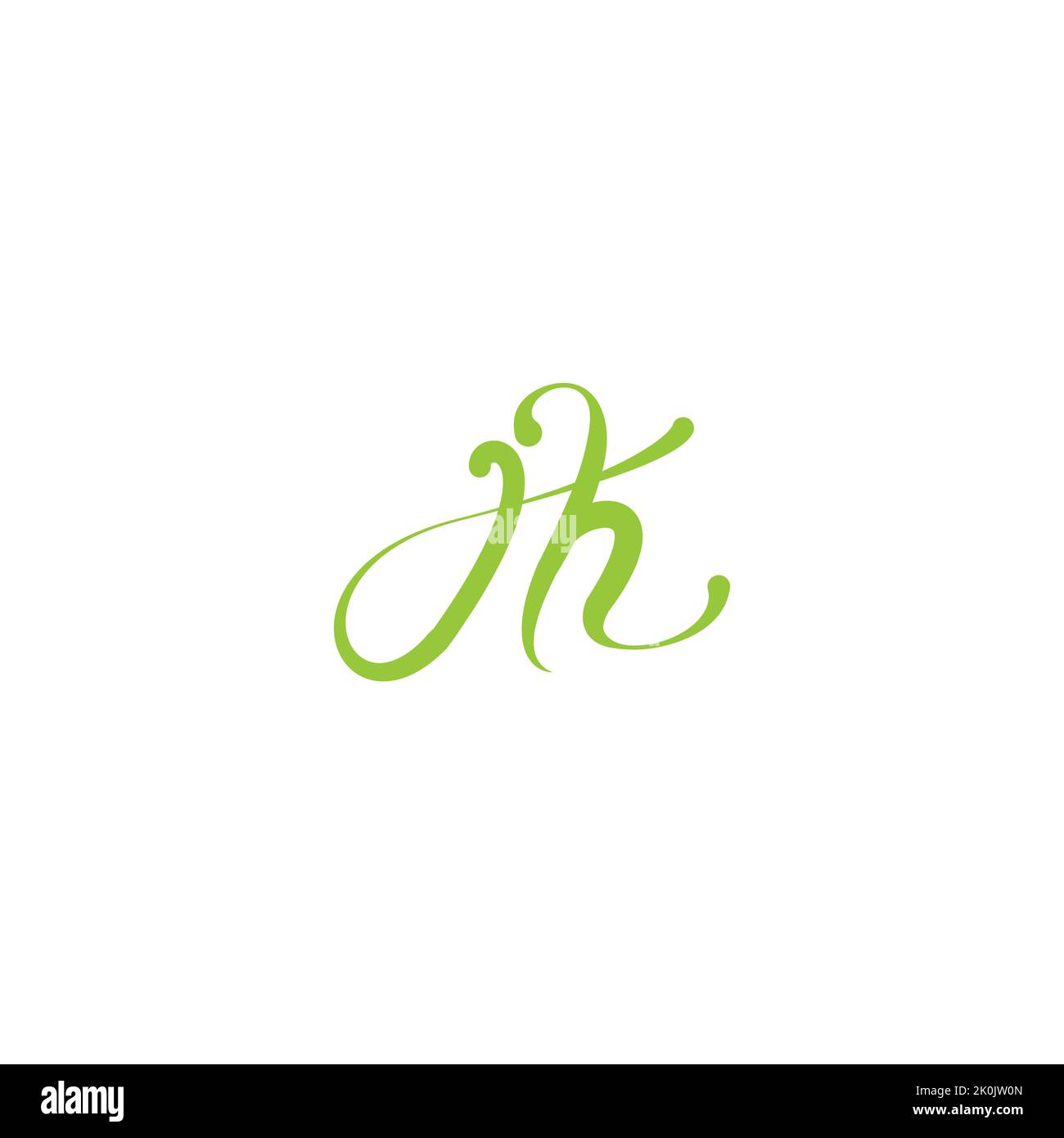 HJ, JH, H AND J Abstract initial monogram letter alphabet logo design ...