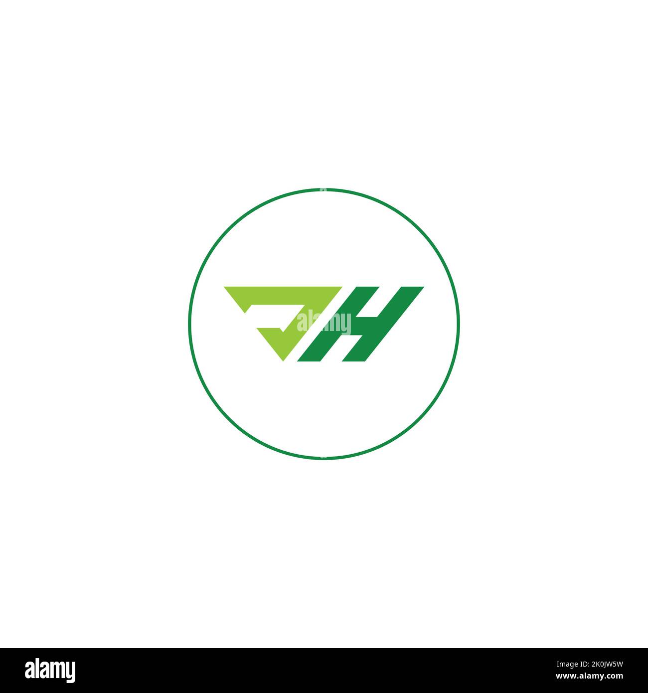 HJ, JH, H AND J Abstract initial monogram letter alphabet logo design ...