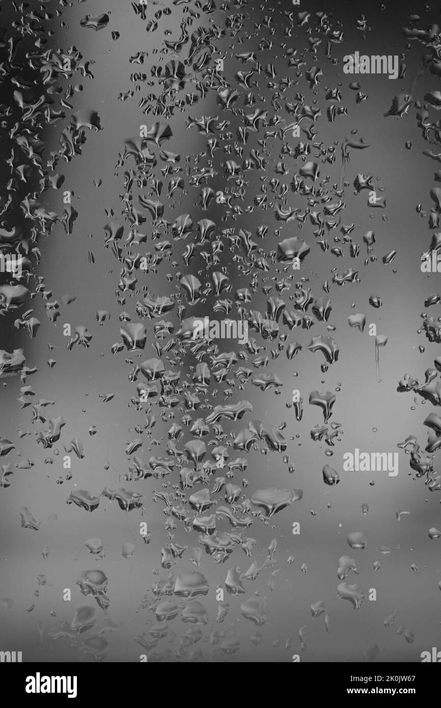 Rain on Glass Stock Photo - Alamy