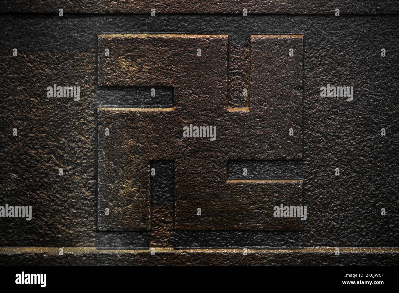 Swastika stone hi-res stock photography and images - Alamy