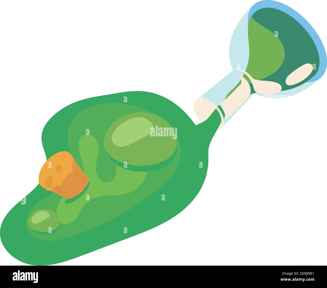 potion spilled from the bottle Stock Vector Image & Art - Alamy