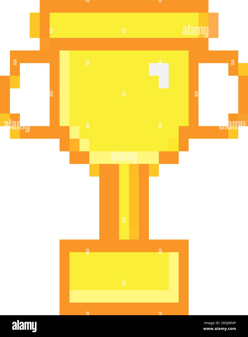 Pixel game trophy level hi-res stock photography and images - Alamy