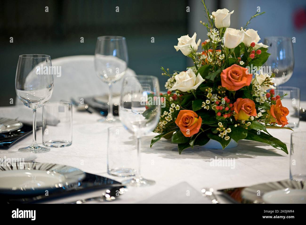 Table spread, Italy, Europe Stock Photo - Alamy