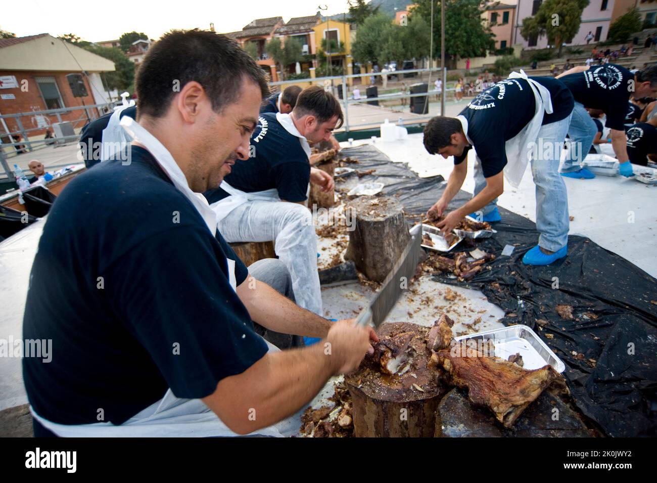 Feast of the Goat, Sagra della capra, Santa Maria Navarrese, Baunei ...