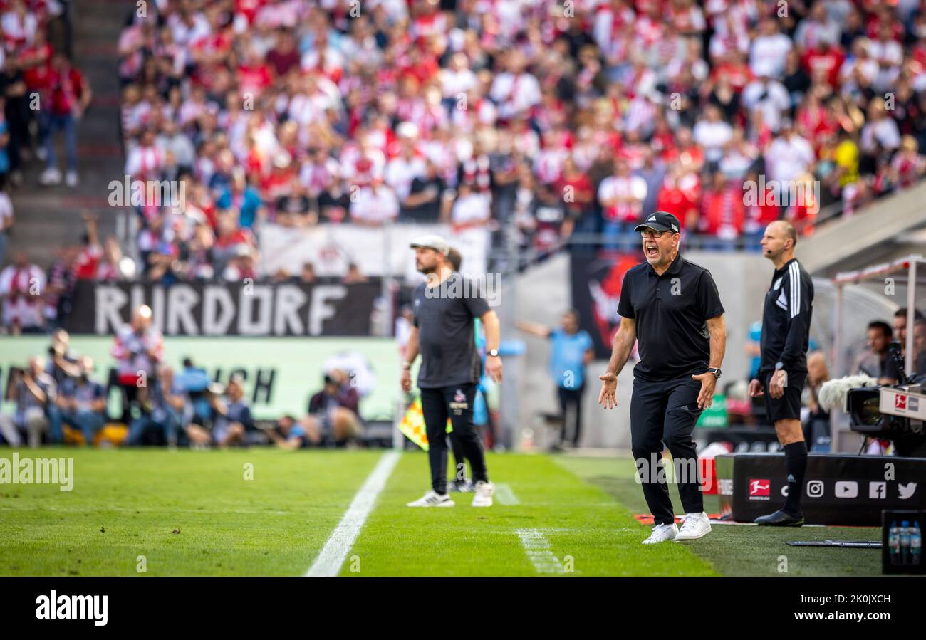Union’s head coach Urs Fischer 1. FC Köln - Union Berlin 11.09.2022 ...