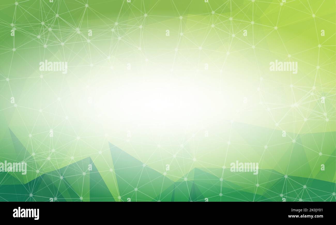 Green low poly background. Polygonal design pattern. Bright mosaic ...