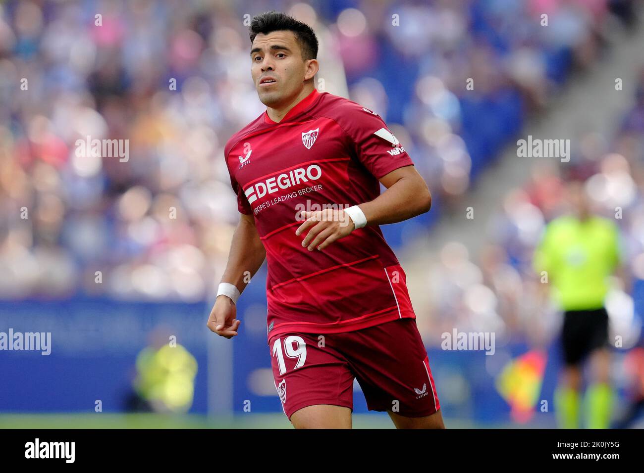 Marcos Javier Acuna of Sevilla FC during the La Liga match between RCD ...
