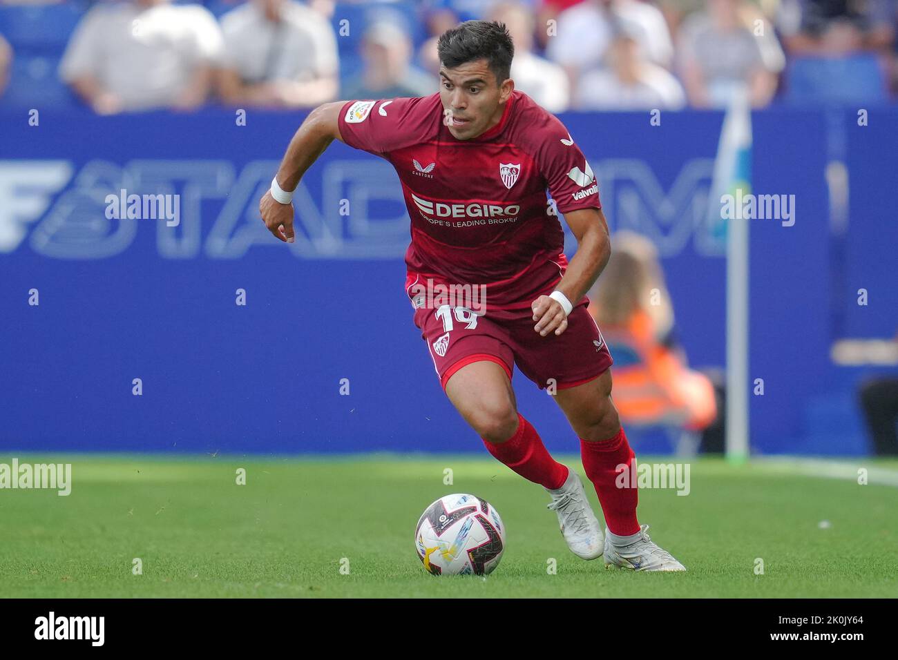 Marcos Javier Acuna of Sevilla FC during the La Liga match between RCD ...