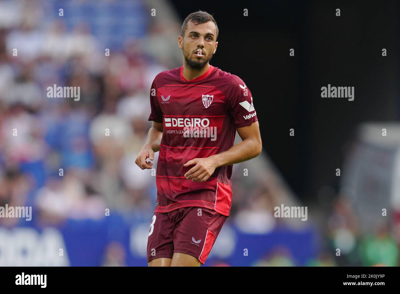 Joan Jordan of Sevilla FC during the La Liga match between RCD Espanyol ...