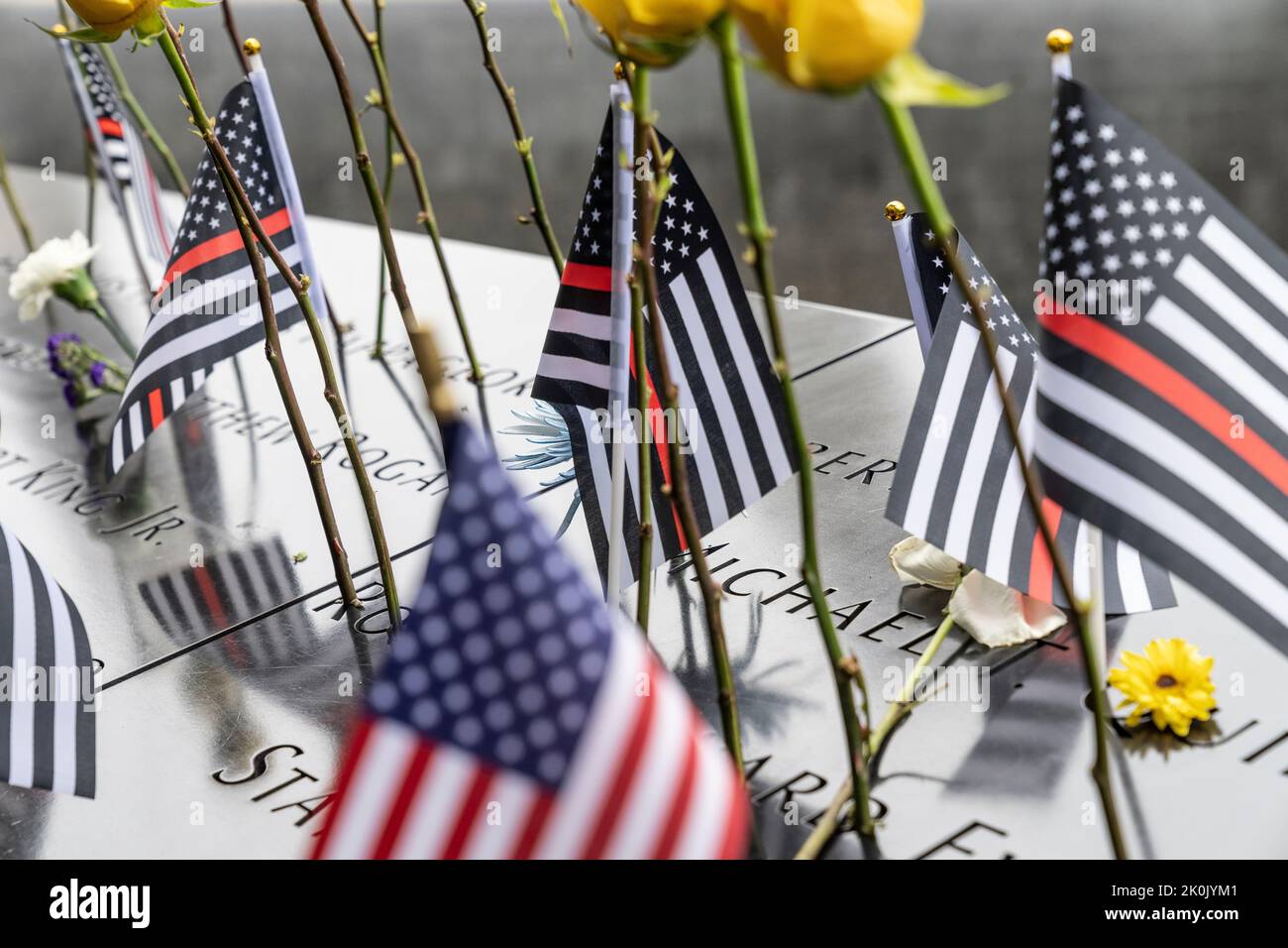 New York, NY - September 11, 2022: Atmosphere during 9/11 Memorial 21st ...