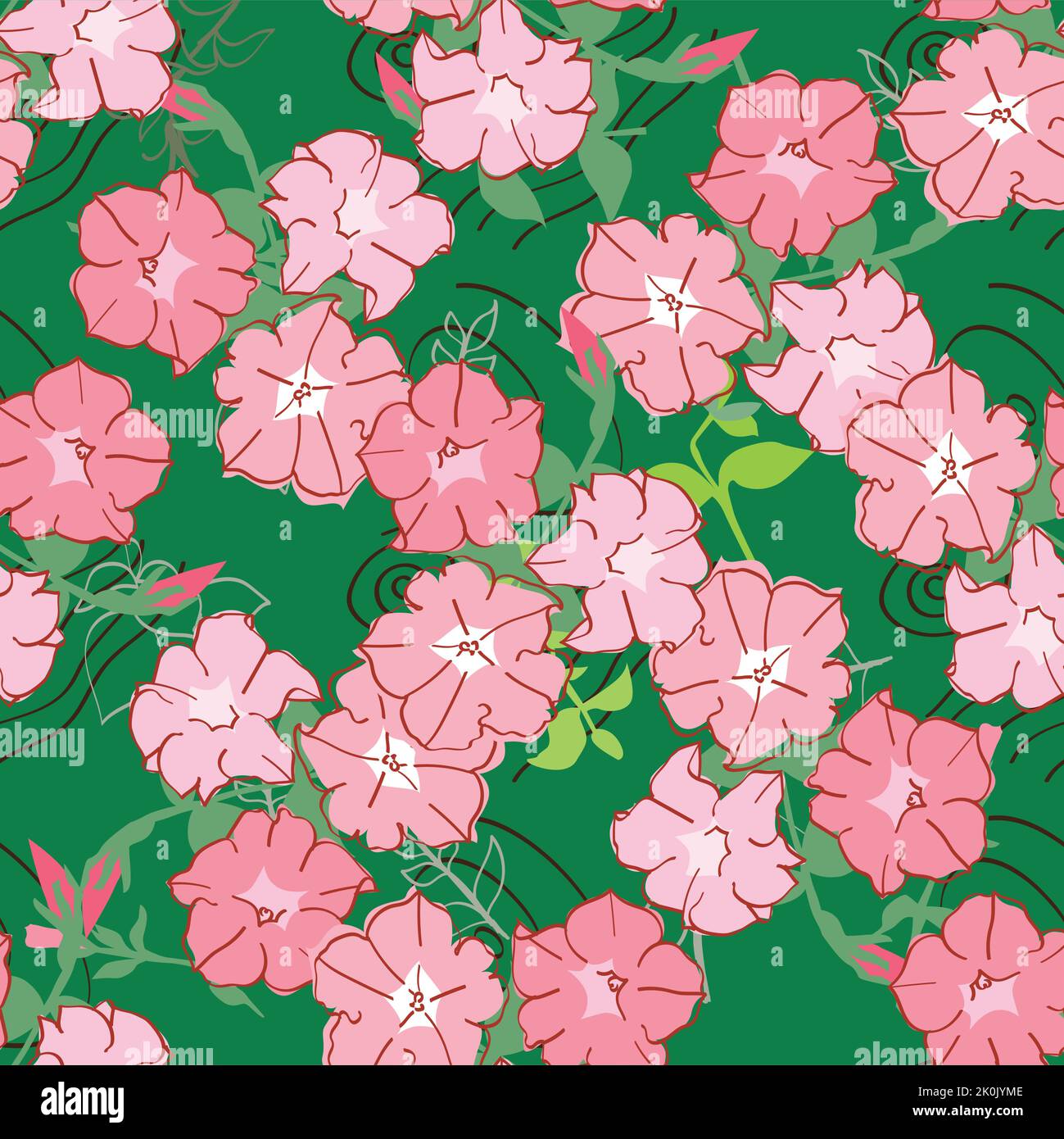 Abstract trendy seamless patterns set with hand drawn colorful shapes ...