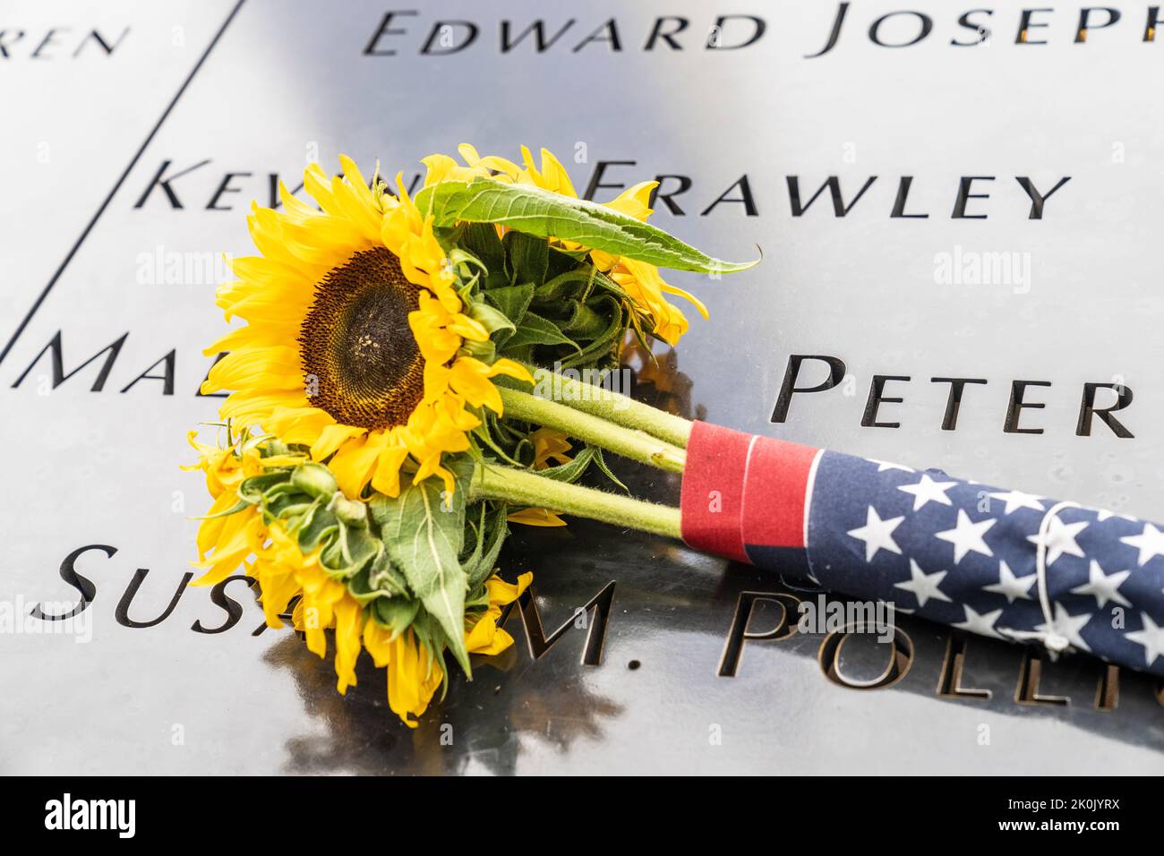 New York, NY - September 11, 2022: Atmosphere during 9/11 Memorial 21st ...