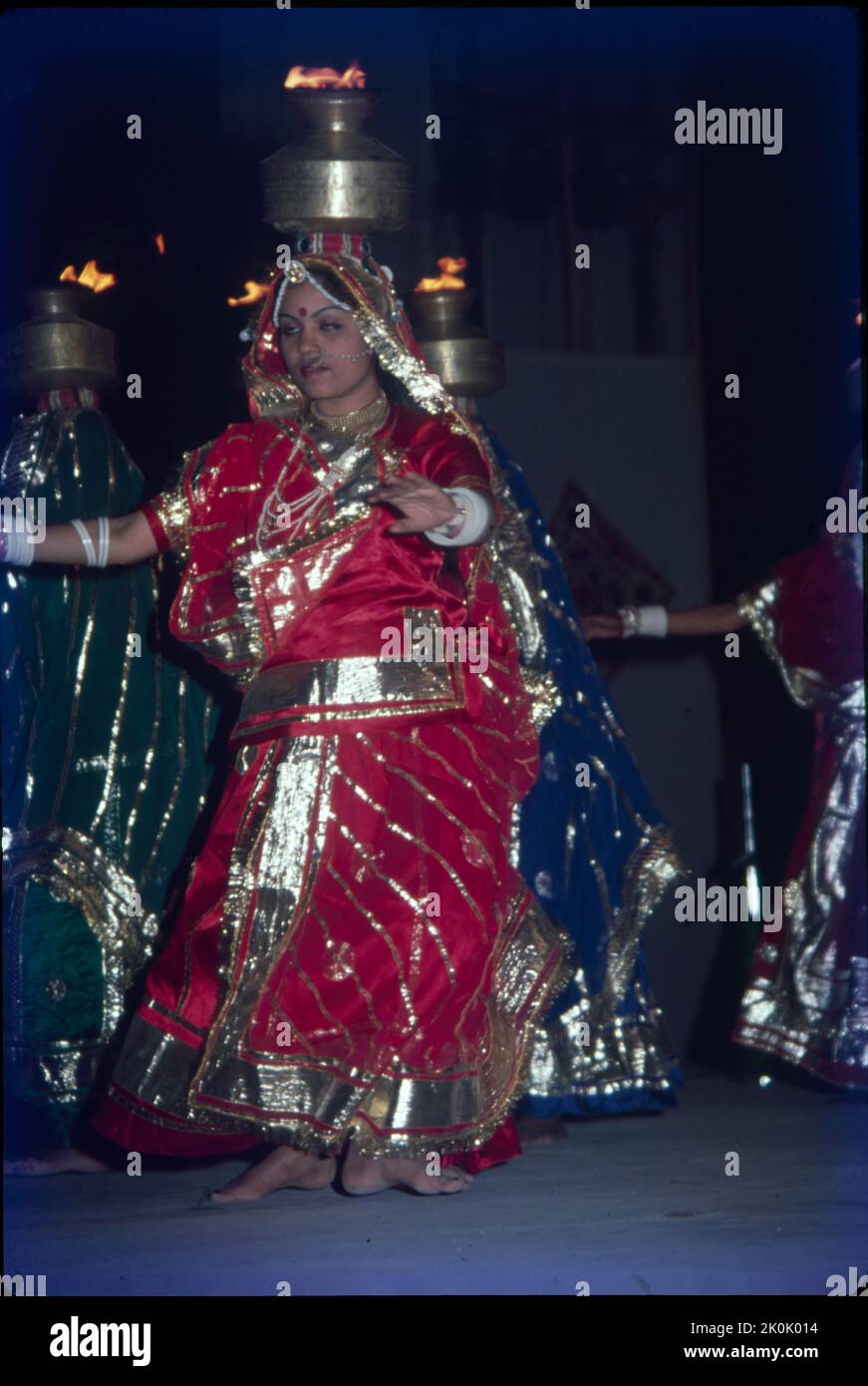 Lamp Dance, Rajasthan Stock Photo - Alamy