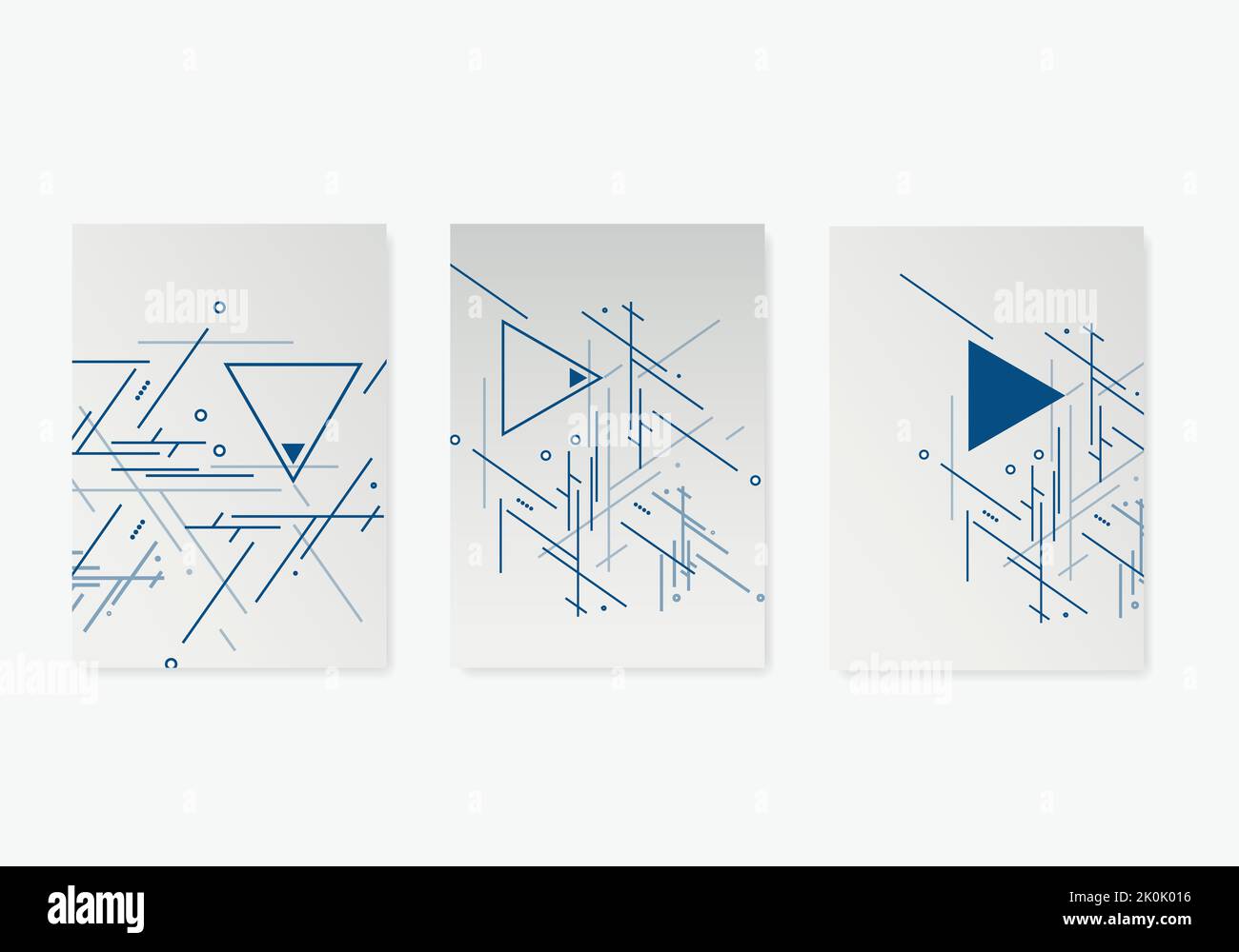 Modern abstract geometric background. Creative triangles style ...