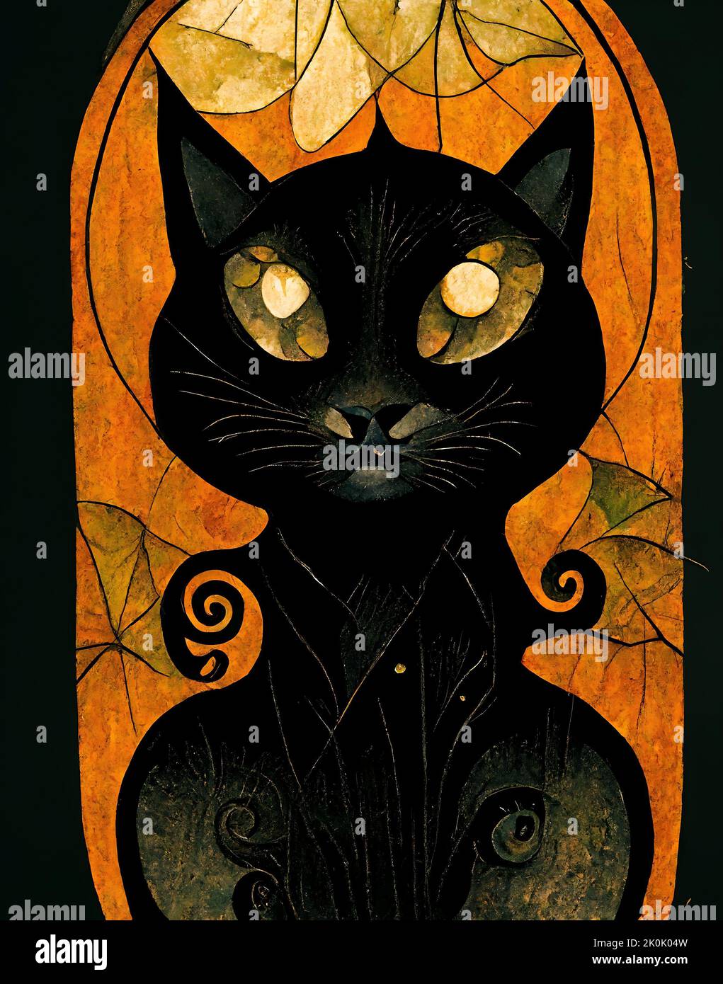 Witchcraft familiar cat hi-res stock photography and images - Alamy