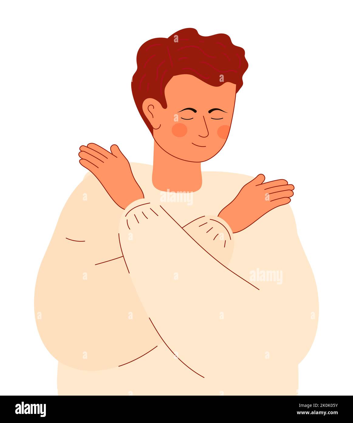 Expressing himself Stock Vector Images - Alamy