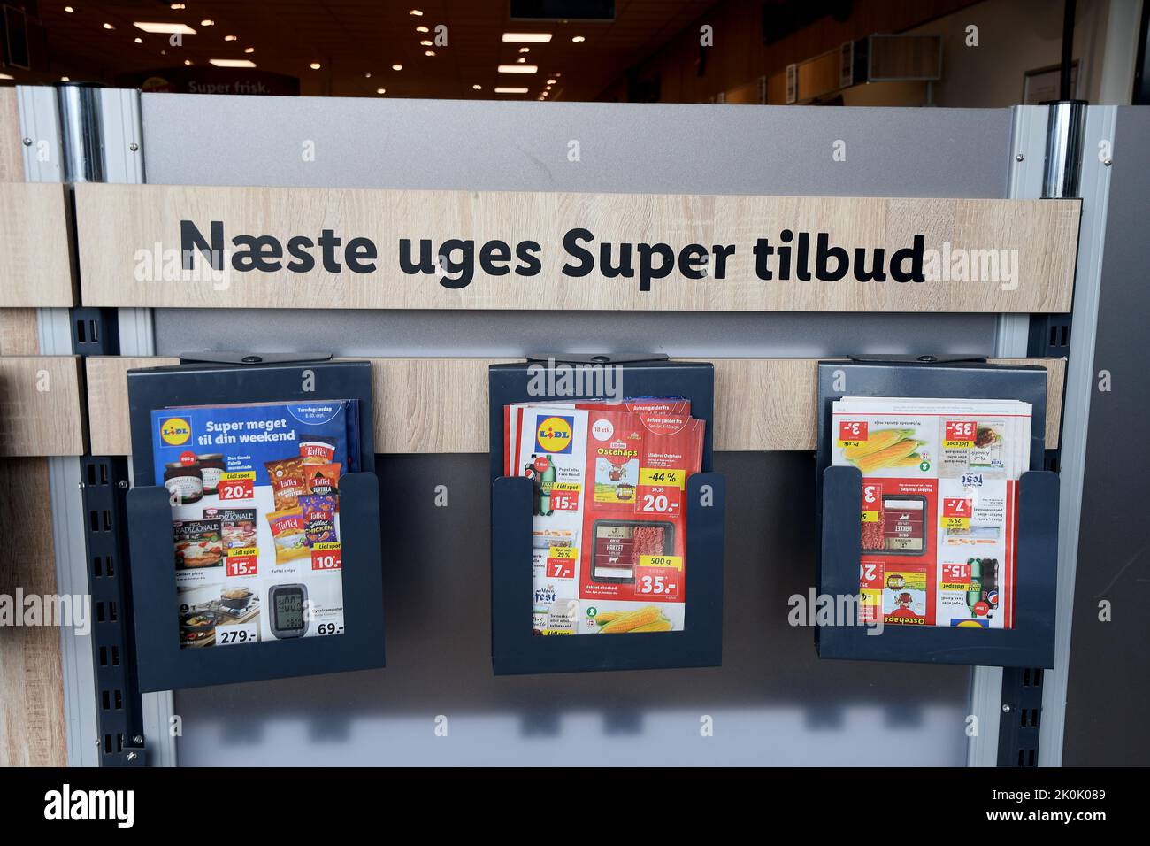 Herlev/Denmark/12 September 2022/German chain lidl food market in ...