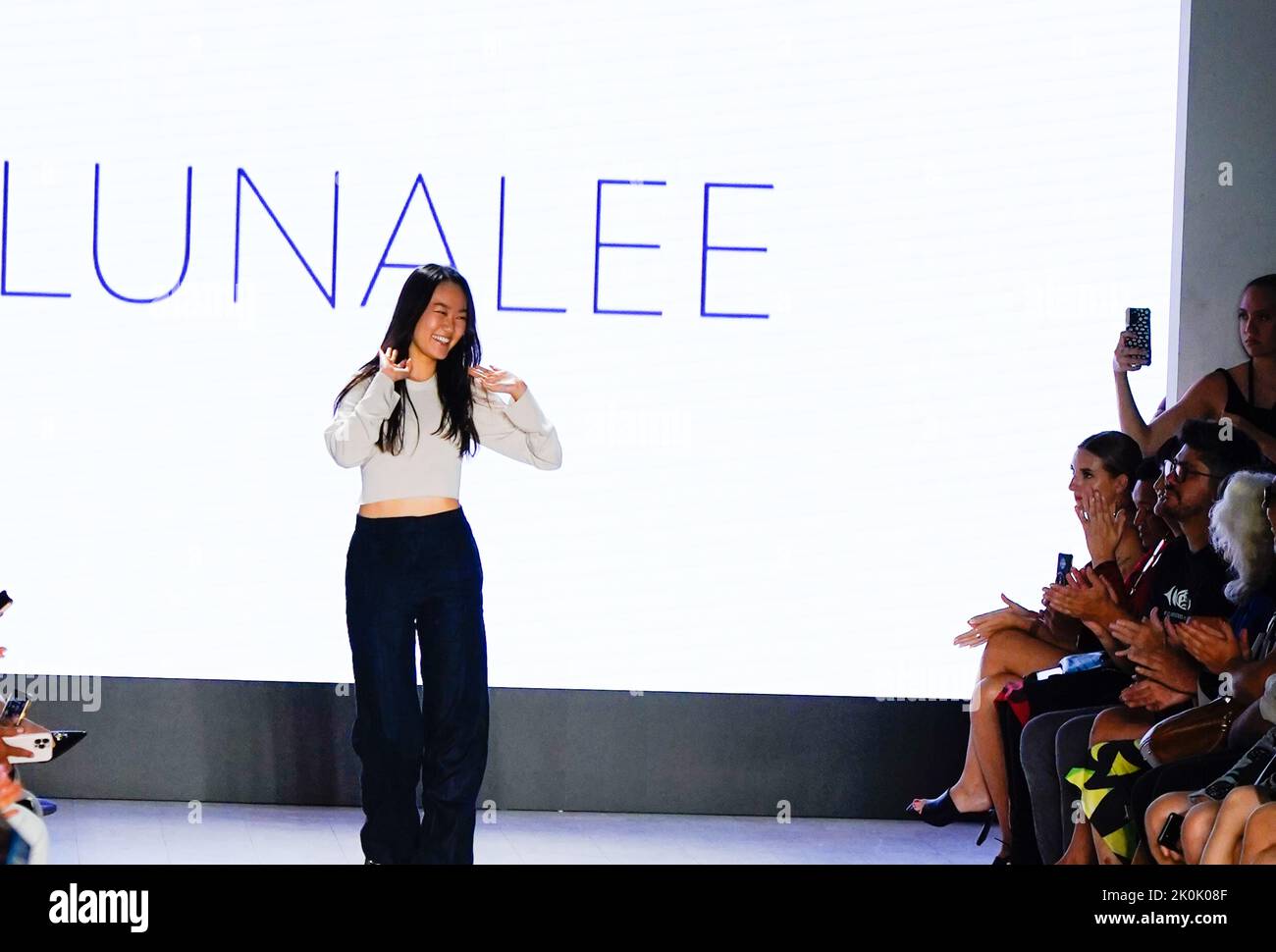 09/11/2022, New York City, New York Luna Lee on the runway Lunalee Spring 2023 collection, held ...