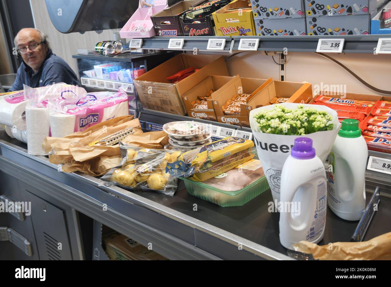 Herlev/Denmark/12 September 2022/German chain lidl food market in ...