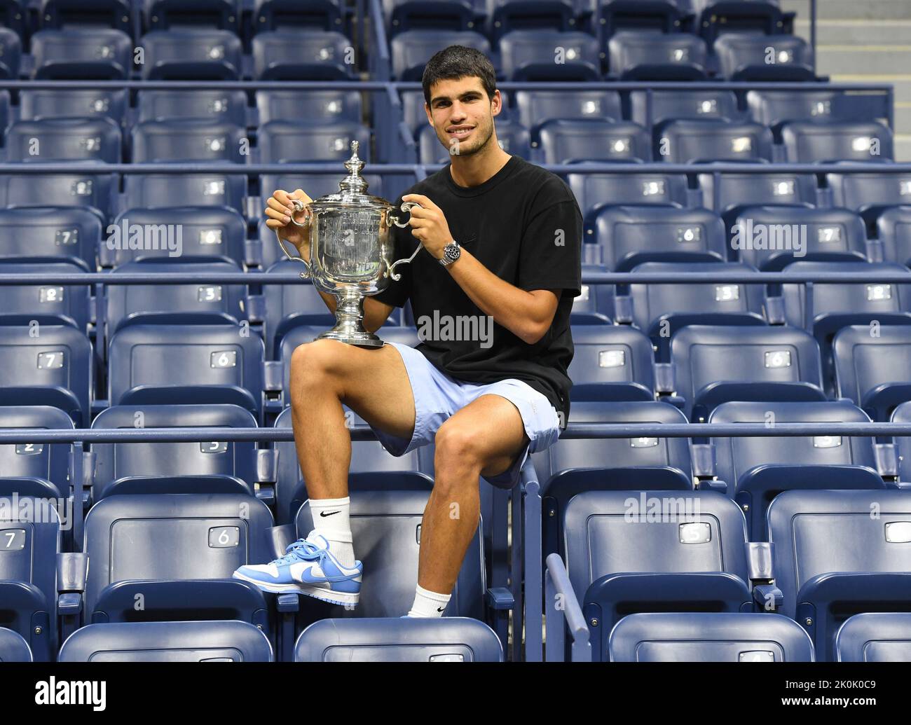 Carlos alcaraz us open finals hi-res stock photography and images - Alamy