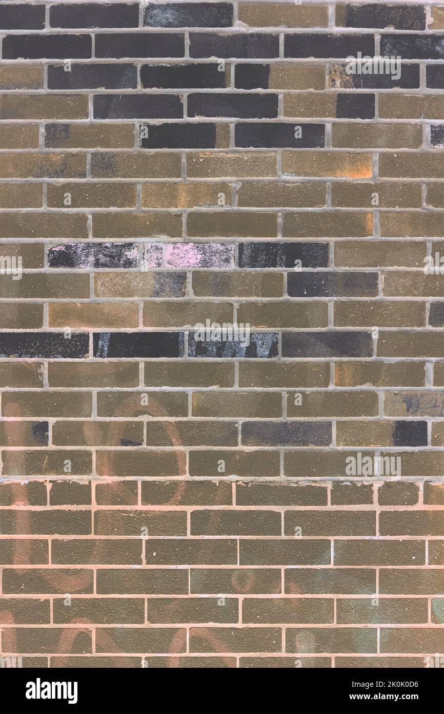 Typical common weathered brick wall Stock Photo - Alamy