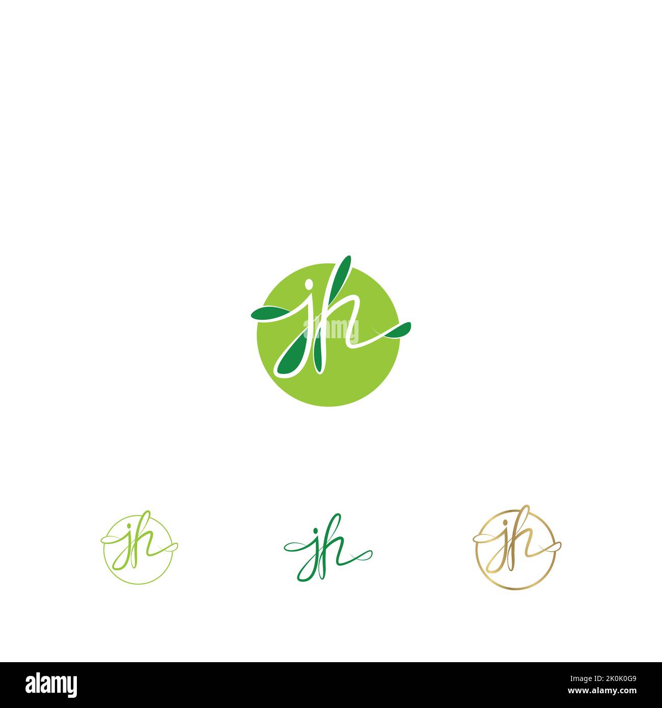 HJ, JH, H AND J Abstract initial monogram letter alphabet logo design ...