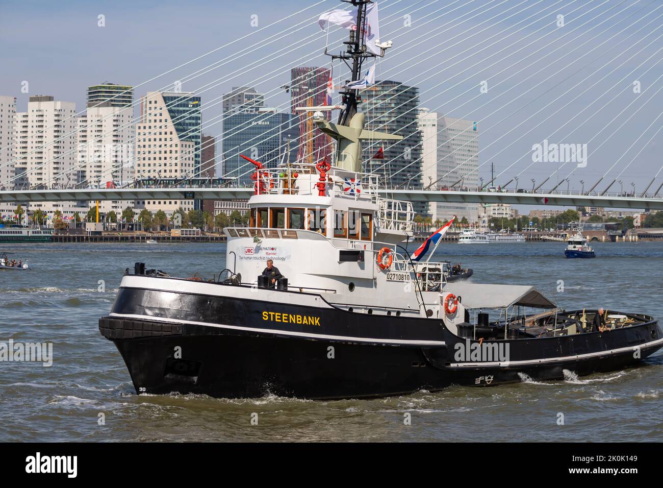 Tug boat the Steenvank in the Harbor of Rotterdam, the Netherlands ...
