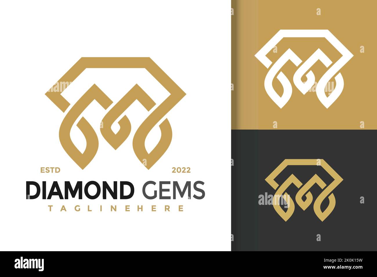 A vector of the diamond gems logo Stock Vector Image & Art - Alamy