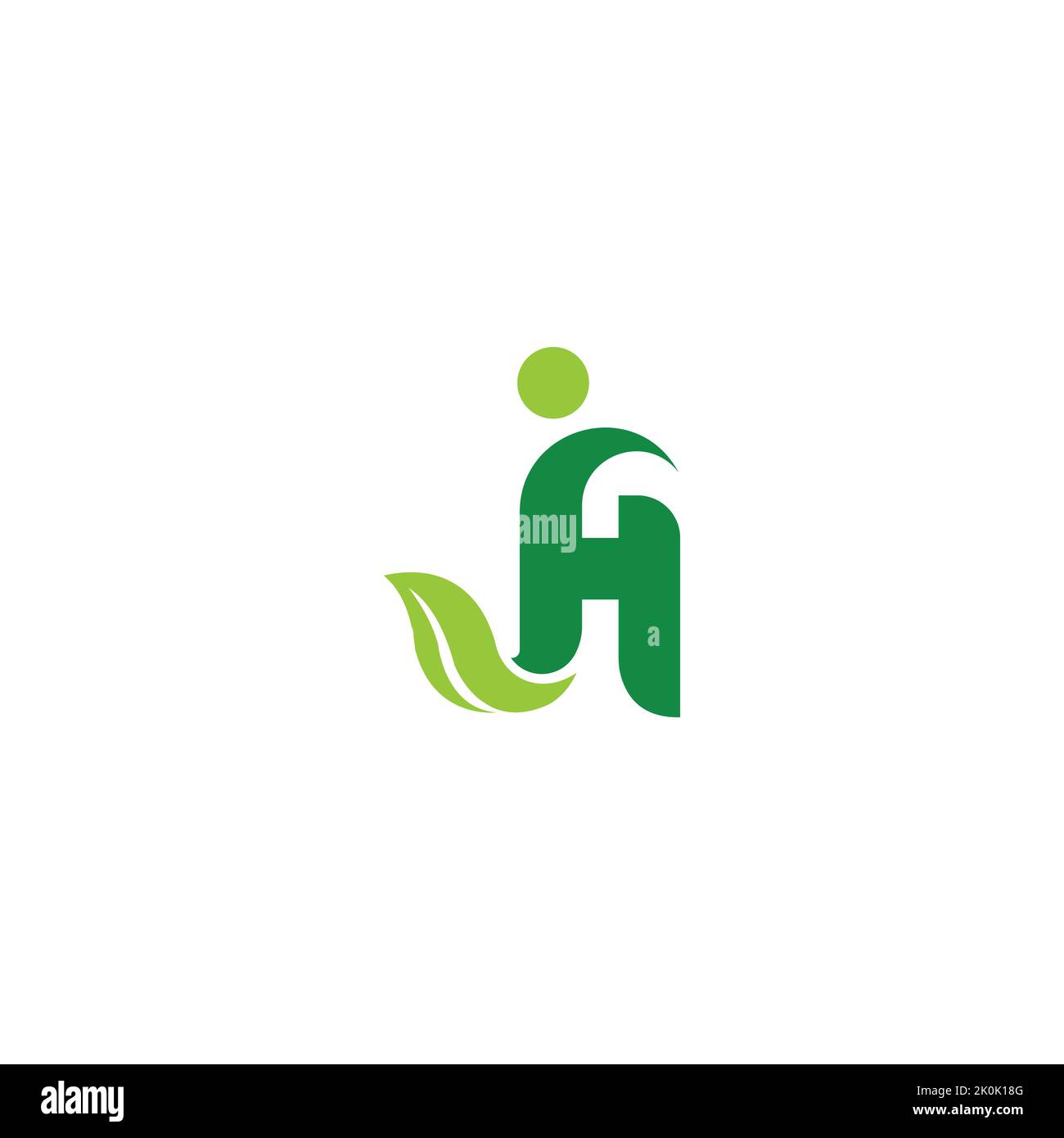 HJ, JH, H AND J Abstract initial monogram letter alphabet logo design ...