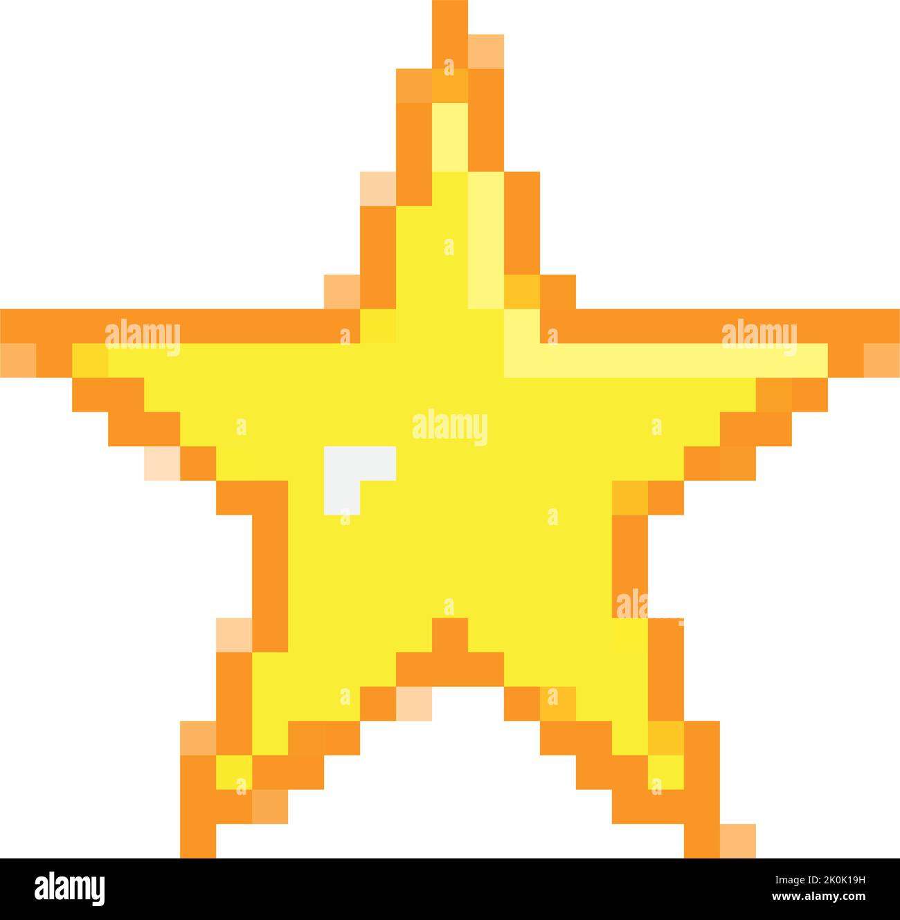 pixel star icon Stock Vector Image & Art - Alamy