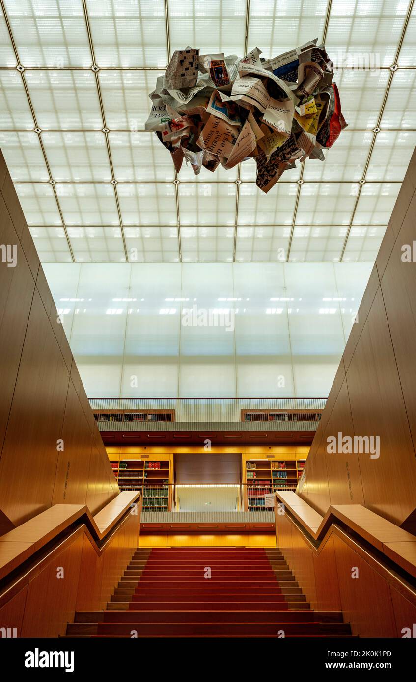 Stairs In The State Library Unter Den Linden, Berlin, Germany Stock ...