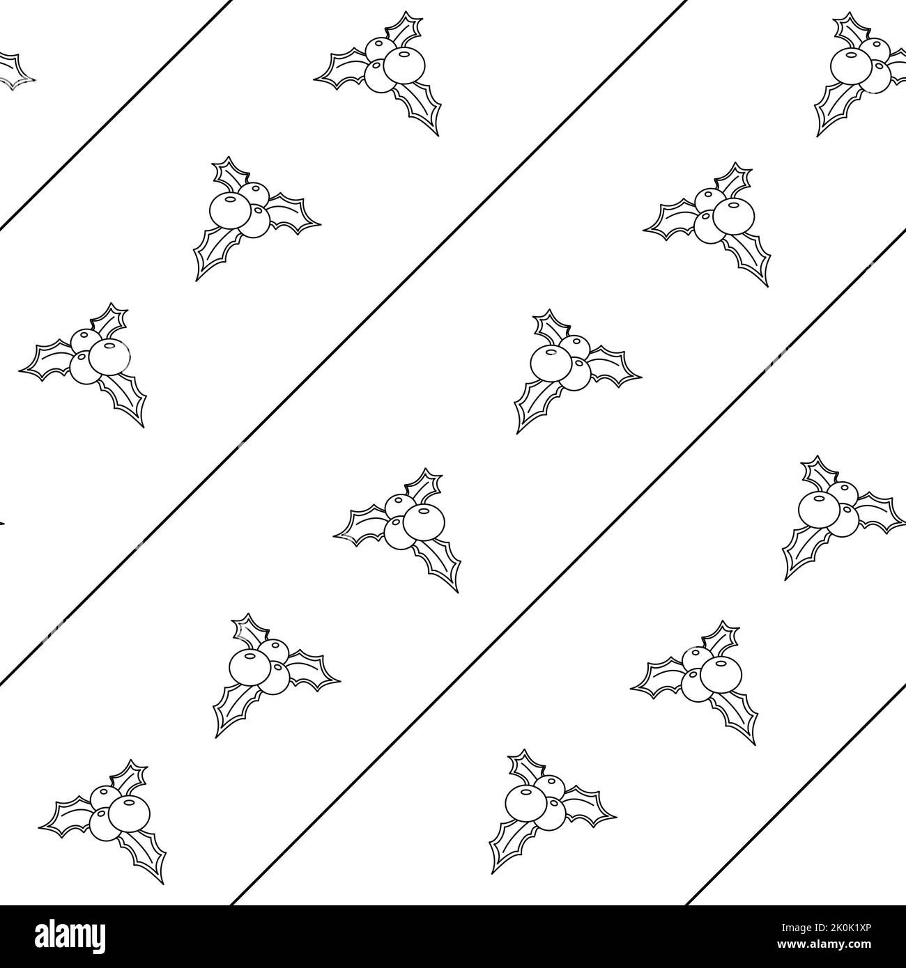 Vector hand drawn seamless pattern. Christmas, winter doodle elements ...