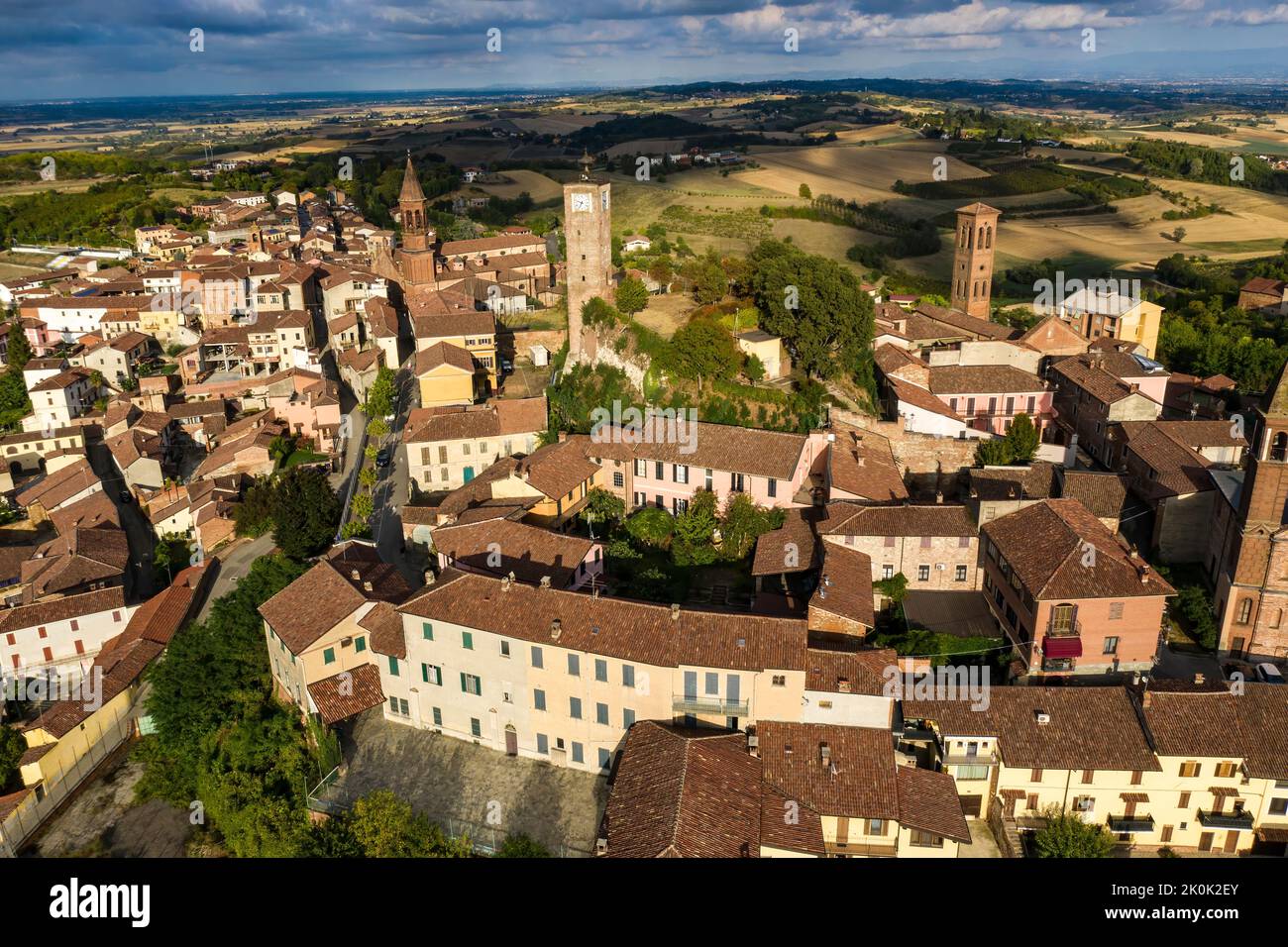Old town of Lu Monferrato, Italy Stock Photo - Alamy