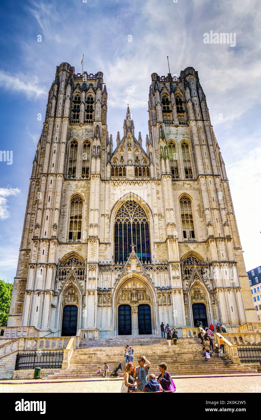 Brussels landmarks, Belgium Stock Photo - Alamy