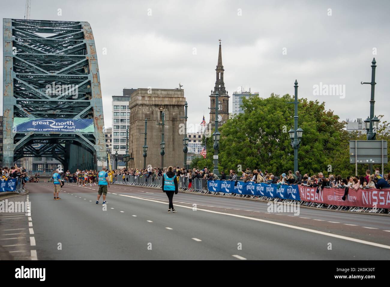 Elite Men competitors, Great North Run 2022 half marathon, in Gateshead ...