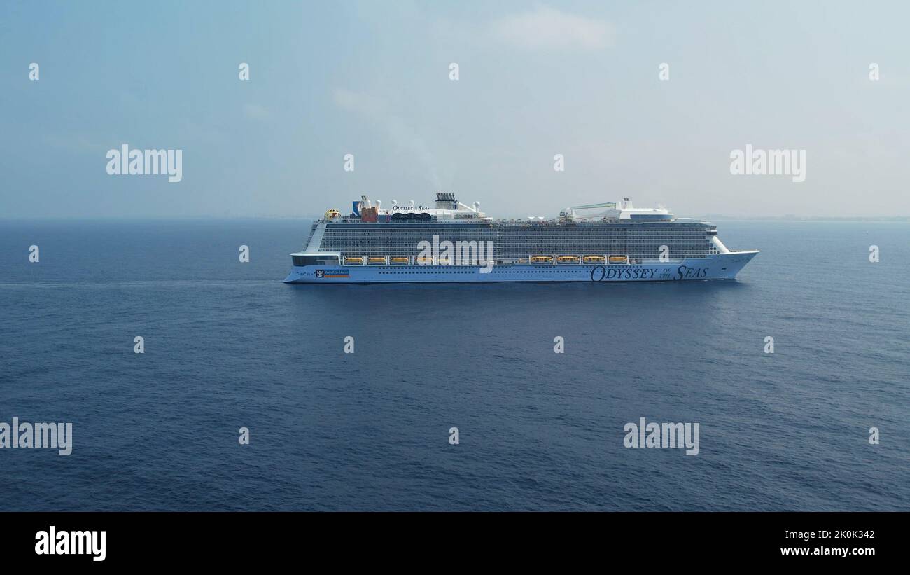 Mediterranean Sea - September 3, 2022: Royal Caribbean Odyssey of the ...