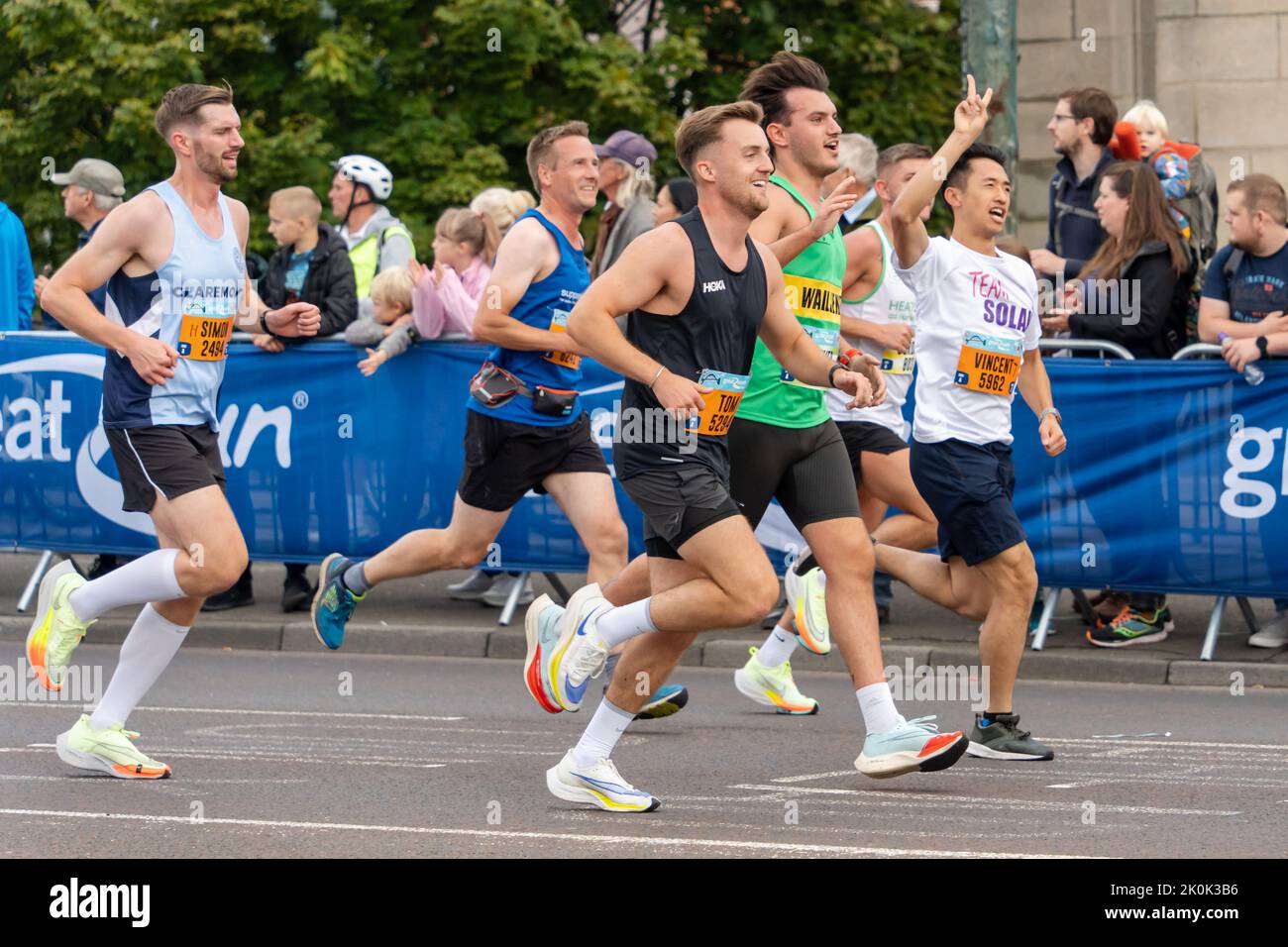 Competitors, Great North Run 2022 half marathon, in Gateshead, just ...