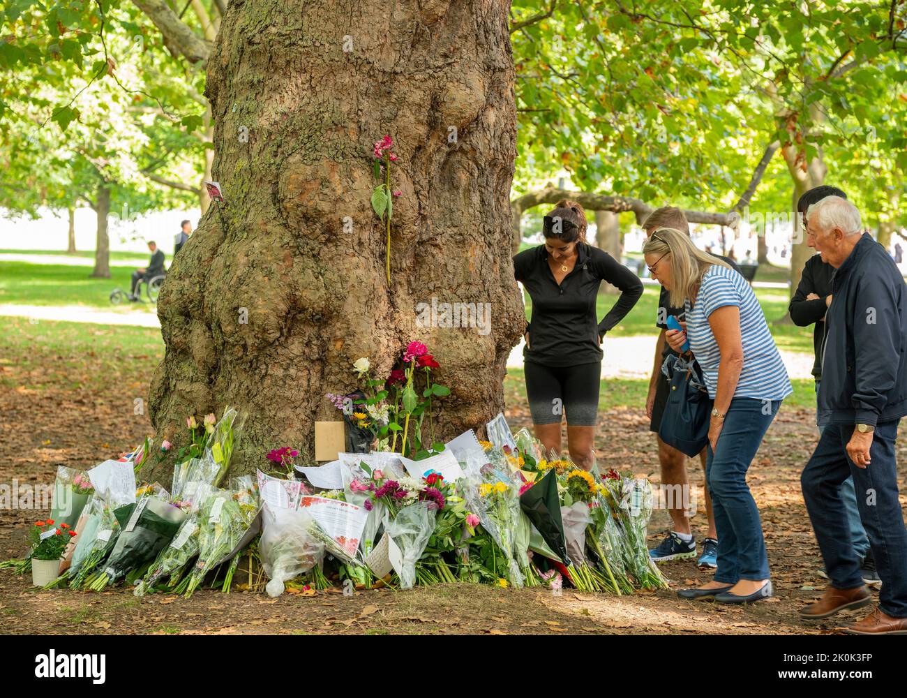 London, UK. 12 September 2022. Green Park adjacent to Buckingham Palace ...