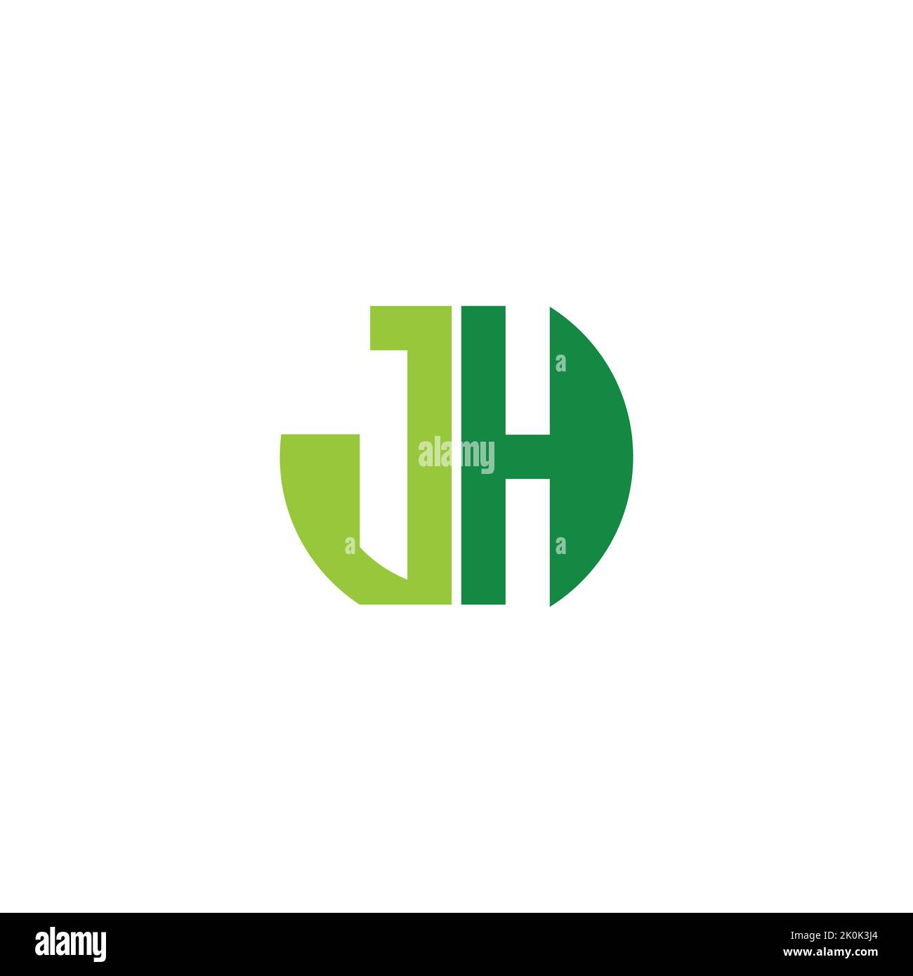 HJ, JH, H AND J Abstract initial monogram letter alphabet logo design ...