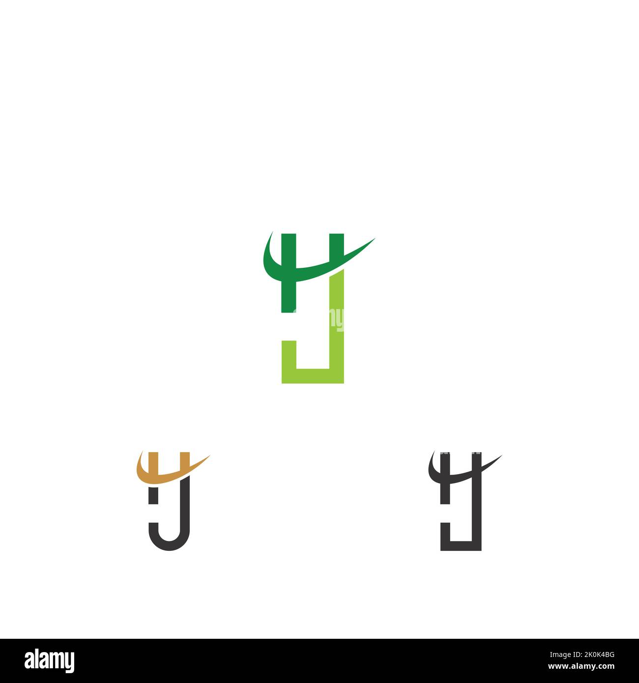 HJ, JH, H AND J Abstract initial monogram letter alphabet logo design ...