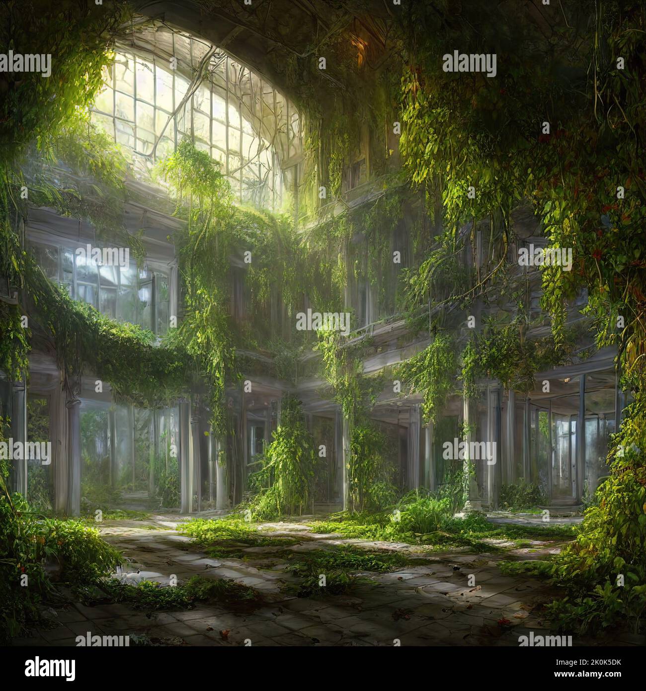 Beautiful abandoned halls hi-res stock photography and images - Alamy