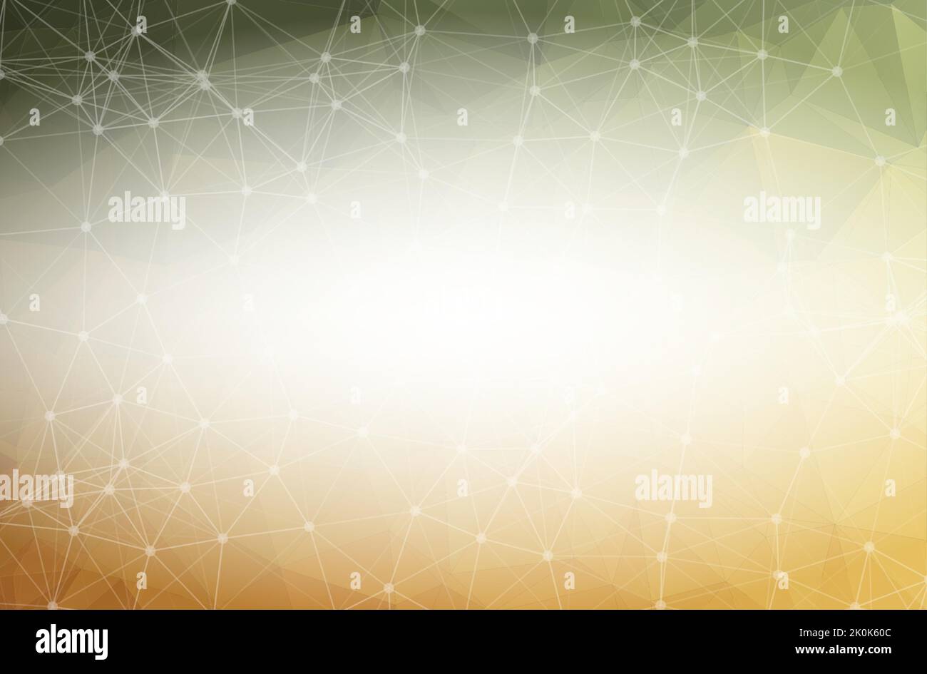 Abstract Dark Brown Polygonal Space Background With Connecting Dots And Lines Connection