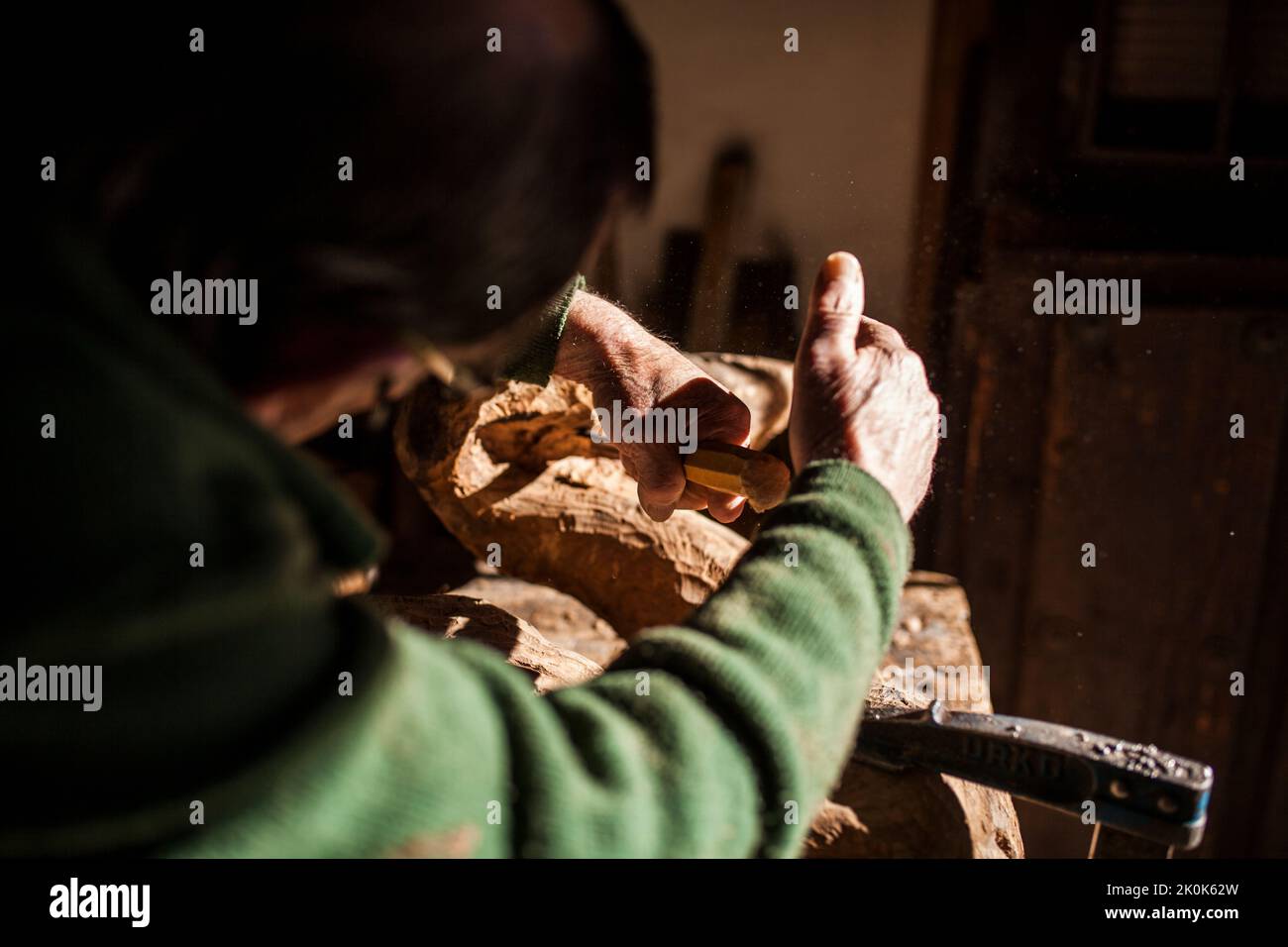 Hands anonymous woodworker using hi-res stock photography and images ...