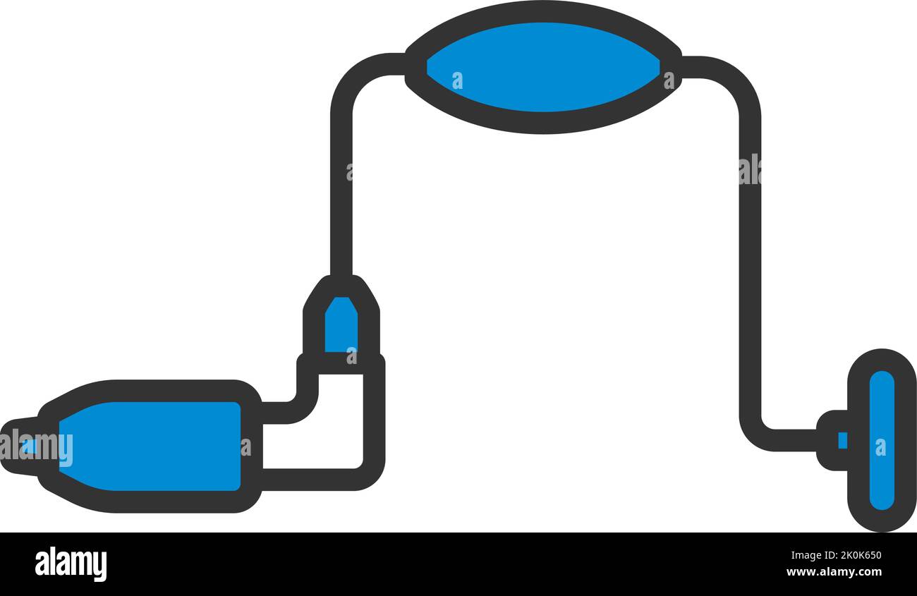 Icon Of Auge. Editable Bold Outline With Color Fill Design. Vector ...