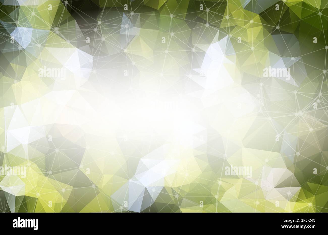 Green low poly background. Polygonal design pattern. Bright mosaic ...